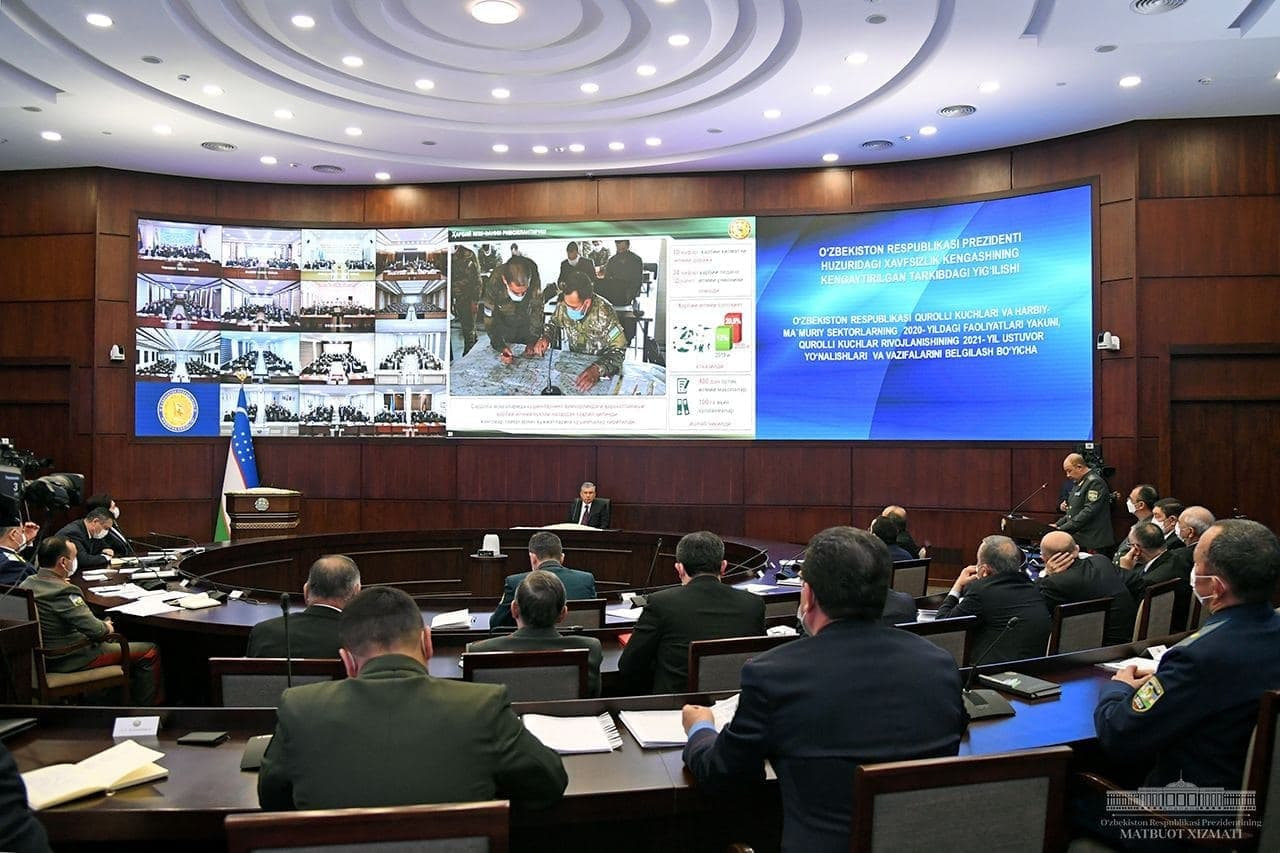 Shavkat Mirziyoyev Xavfsizlik kengashining kengaytirilgan yig‘ilishini o‘tkazadi