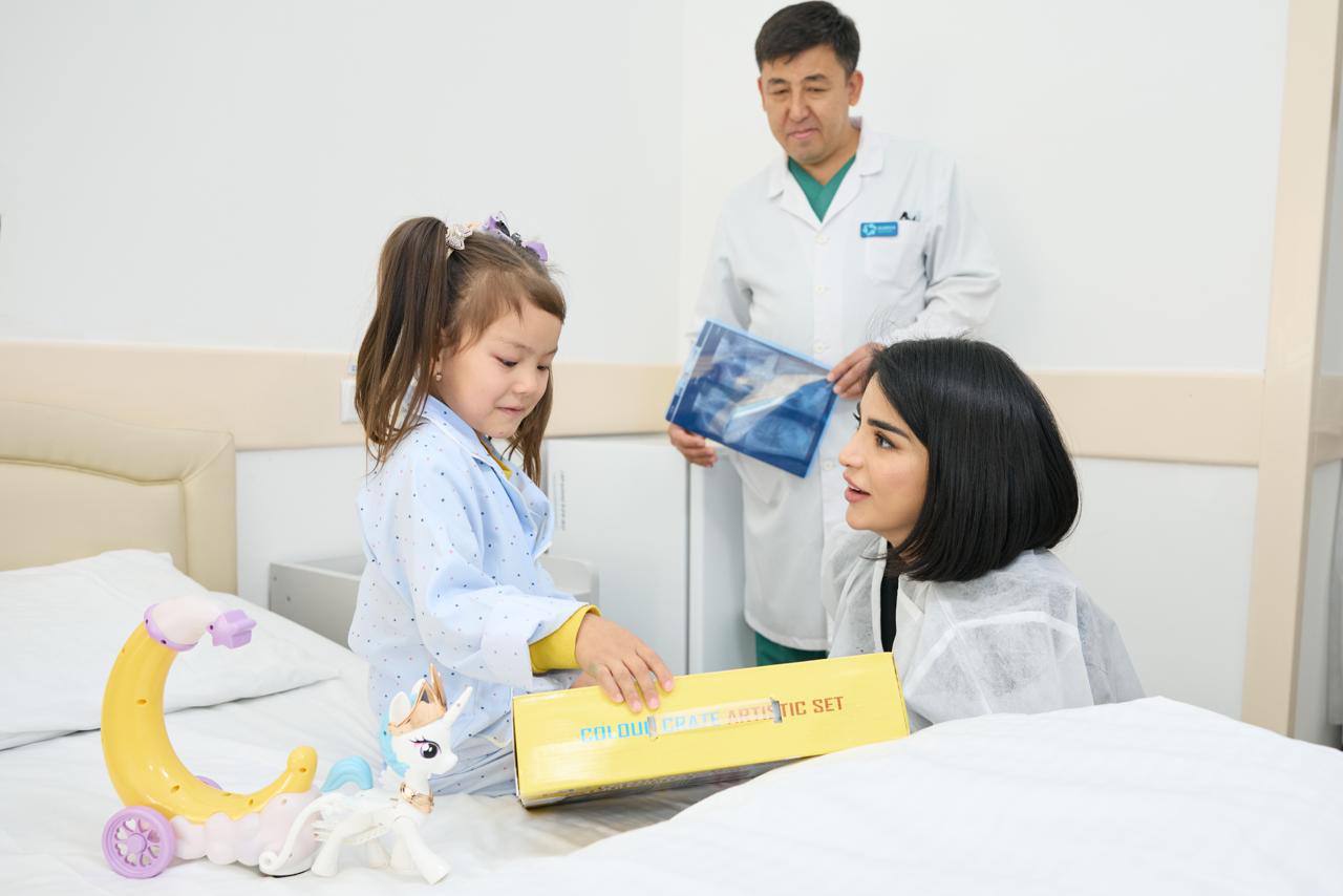 Saida Mirziyoyeva meets children recovering from surgeries in ...
