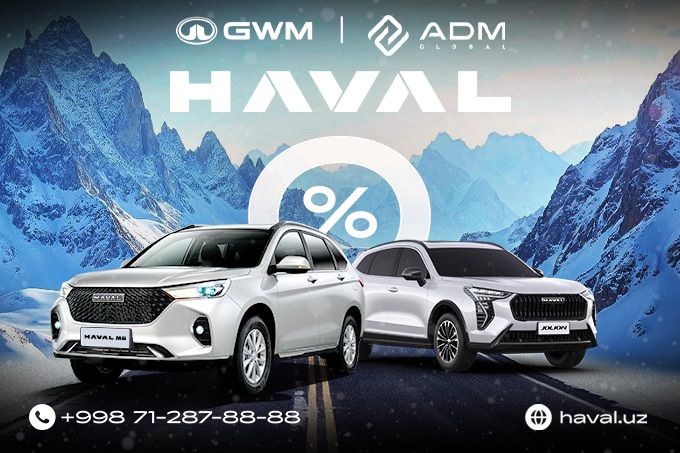 Yangi Haval - barchaga 0% muddatli to‘lov asosida!