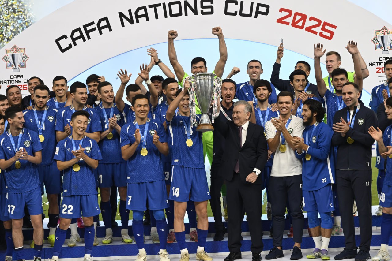 Ўзбекистон Эронни мағлуб этиб, CAFA-2025 кубогини қўлга киритди