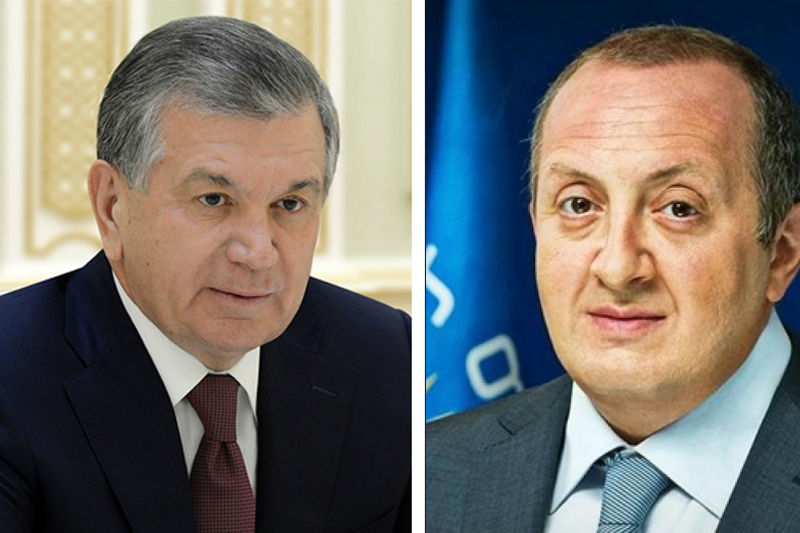Shavkat Mirziyoyev Gruziya prezidentini qutladi
