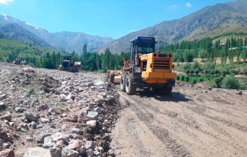 «Qamchiq» dovonidagi aholi yashash punkti hududida sel kuzatildi