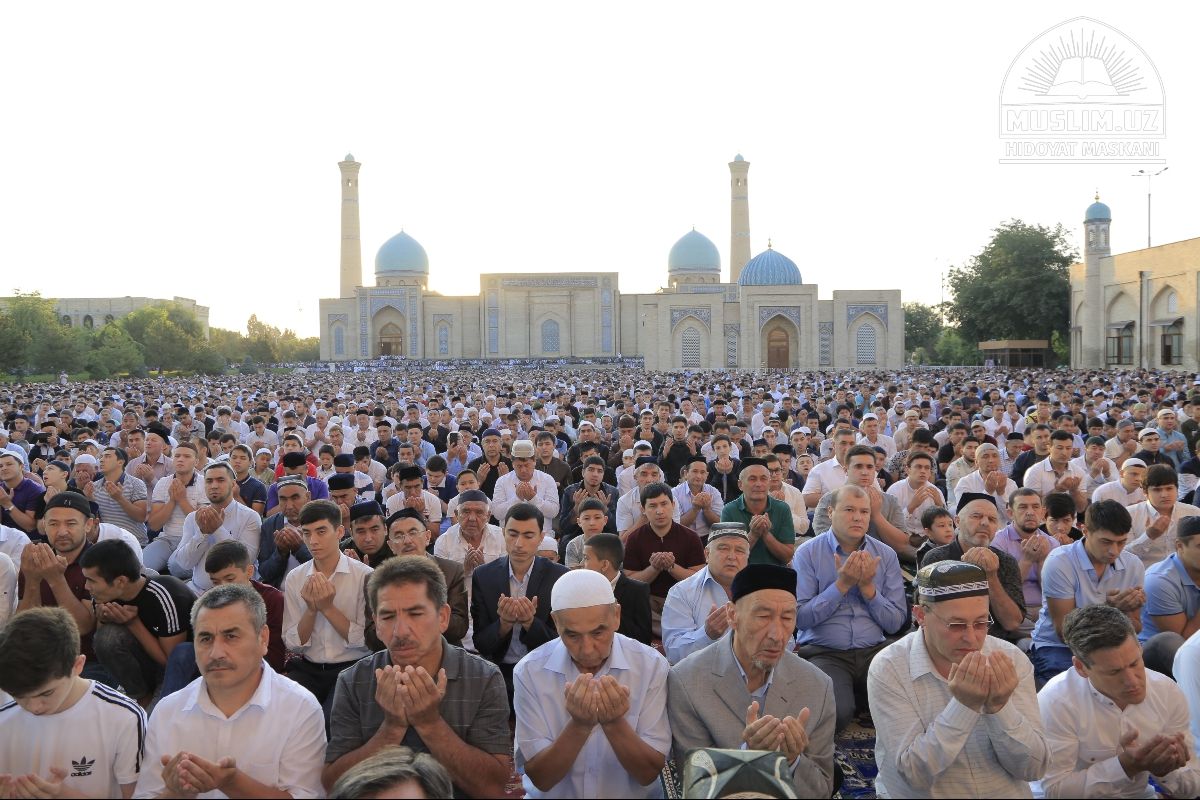O‘zbekiston masjidlarida hayit namozi o‘qildi