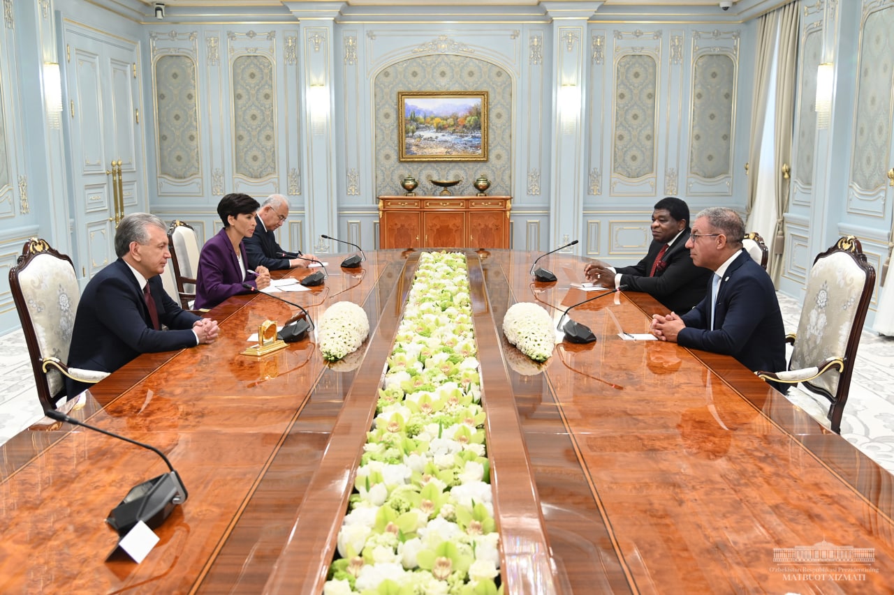 President Mirziyoyev receives Inter-Parliamentary Union Chairman and Secretary General