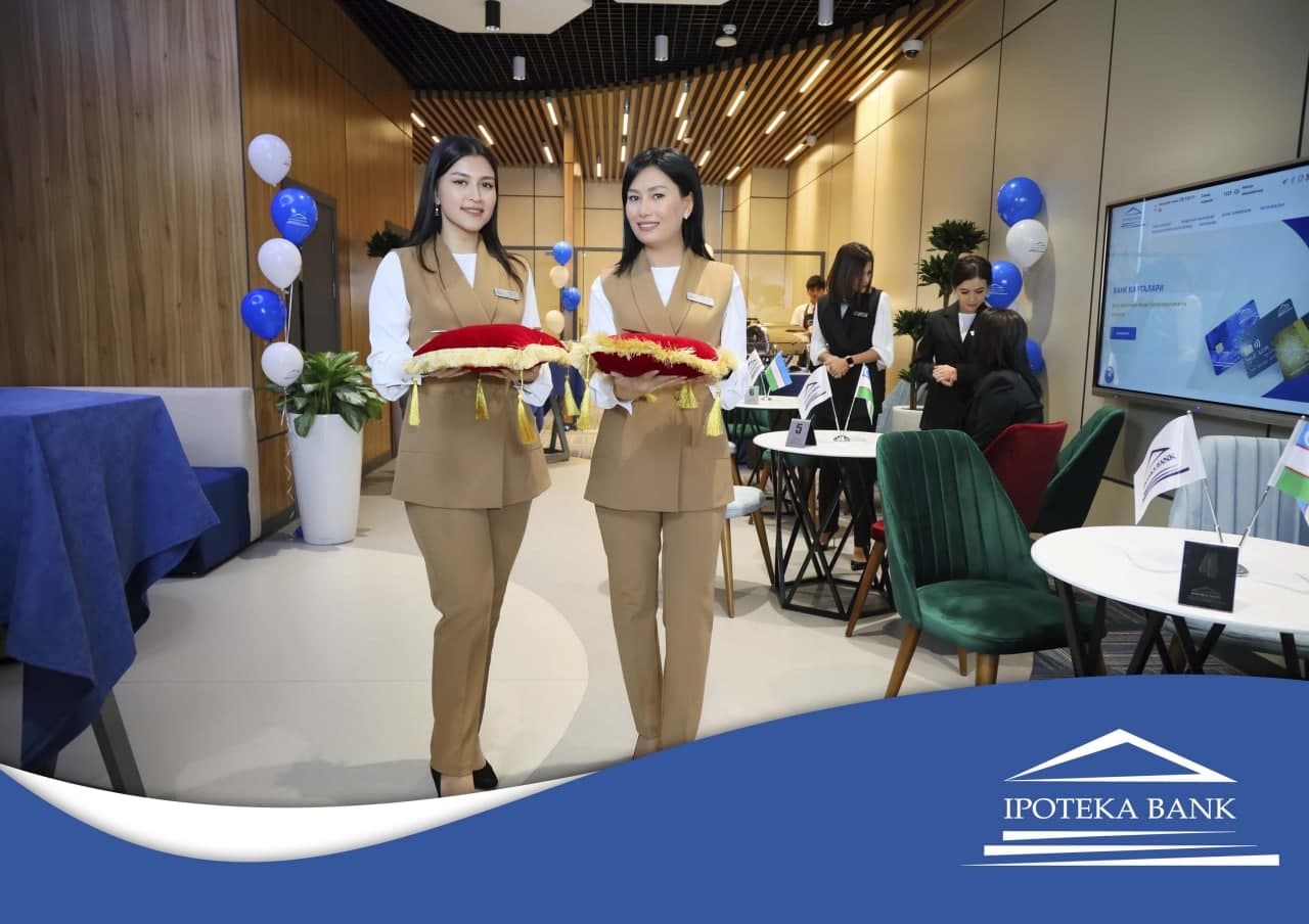 Ipoteka-bankning yangi formatdagi bank xizmatlari markazi ish boshladi