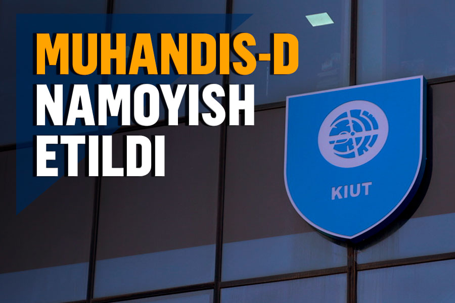 Toshkent Kimyo Xalqaro universitetida Muhandis - D loyihasining ko ...