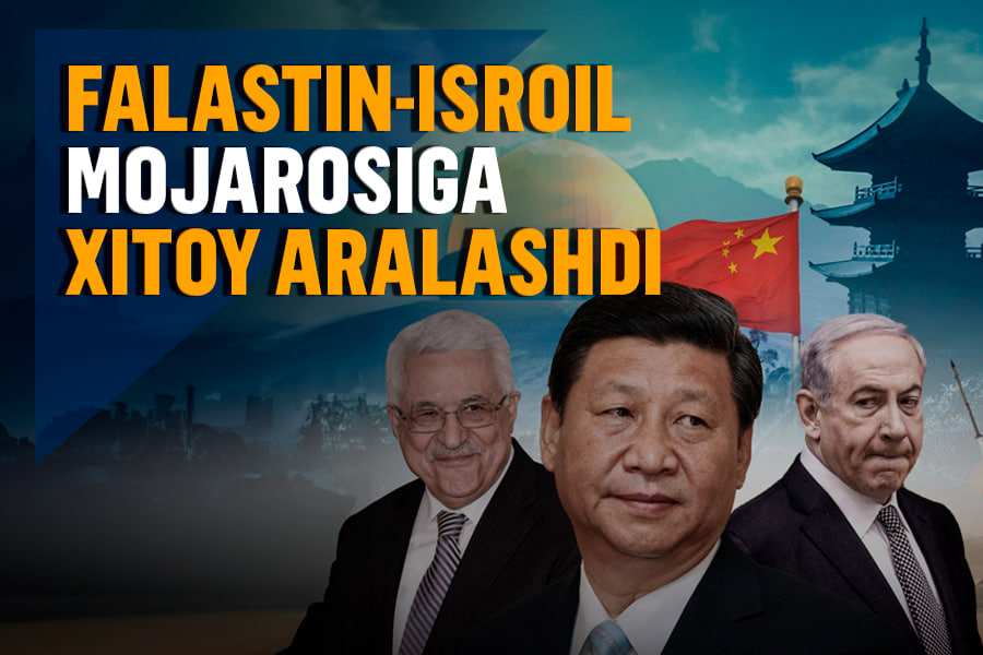 Xitoy Falastin-Isroil mojarosini hal etishda qatnashmoqchi. Bu natija ...