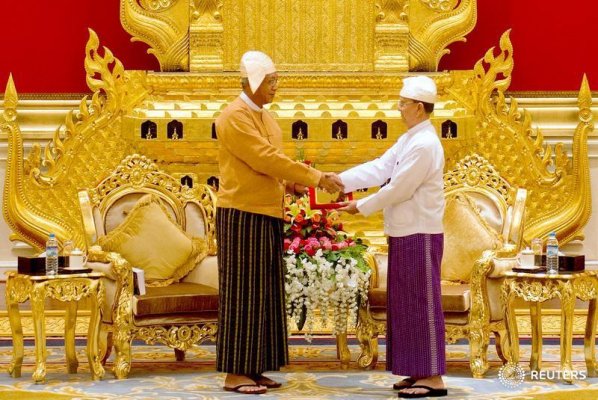 Myanmaning yangi prezidenti Txin Chjo qasamyod qabul qildi