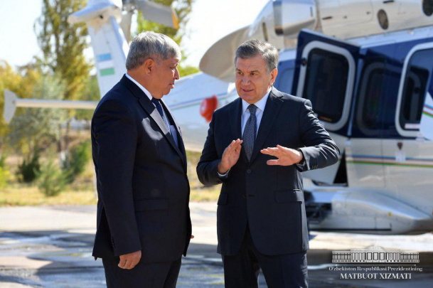 Shavkat Mirziyoyev Bekobodga bordi